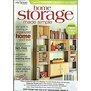 MY HOME MY STYLE MAGAZINE, HOME STORAGE MADE SIMPLE * ISSUE, 2014