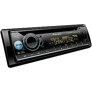 Pioneer DEH-S6200BS CD Receiver with Enhanced Audio Functions, Pioneer Smart Sync App Compatibility, MIXTRAX, Built-in Bluetooth, and SiriusXM-Ready with Gravity Magnet Phone Holder Bundle