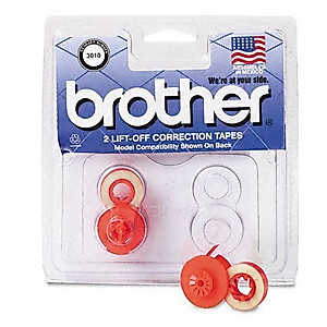 Brother : Lift-Off Correction Typewriter Tape, 1500 Yield, Two per Pack -:- Sold as 2 Packs of - 2 - / - Total of 4 Each