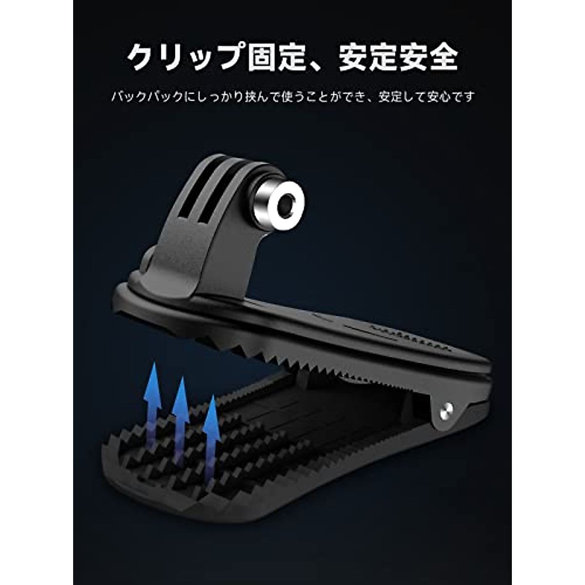 TELESIN Backpack Clip 360 Rotation Shoulder Bag Belt Strap Mount Body Mounting Attachment Holder for GoPro Mini Go Pro Max Hero 11 10 9 8 7 6 5 Insta360 X2 X3 DJI Action AKASO Accessories