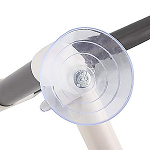 Tnfeeon Portable Birds Shower Perch, Parrots Stand with Suction Cups Window Shower Bath Wall Standing Toy for Medium and Small Parrots Birds