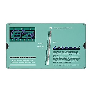ADVANTUS E-Z Grader Chart, 8-1/2 x 4-3/4 x 1/8 Inches, Standard Size Print, Green (5703)