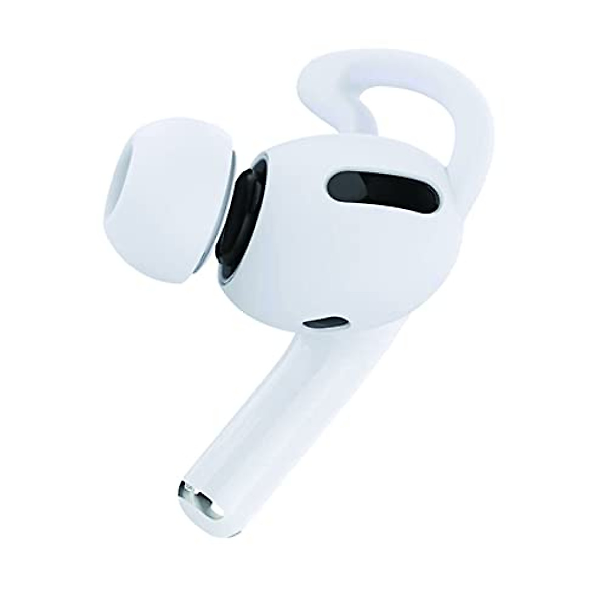 Single Left Replacement Earbuds for AirPods Pro 1st Generation with Detachable Ear Hooks L Left Ear Side