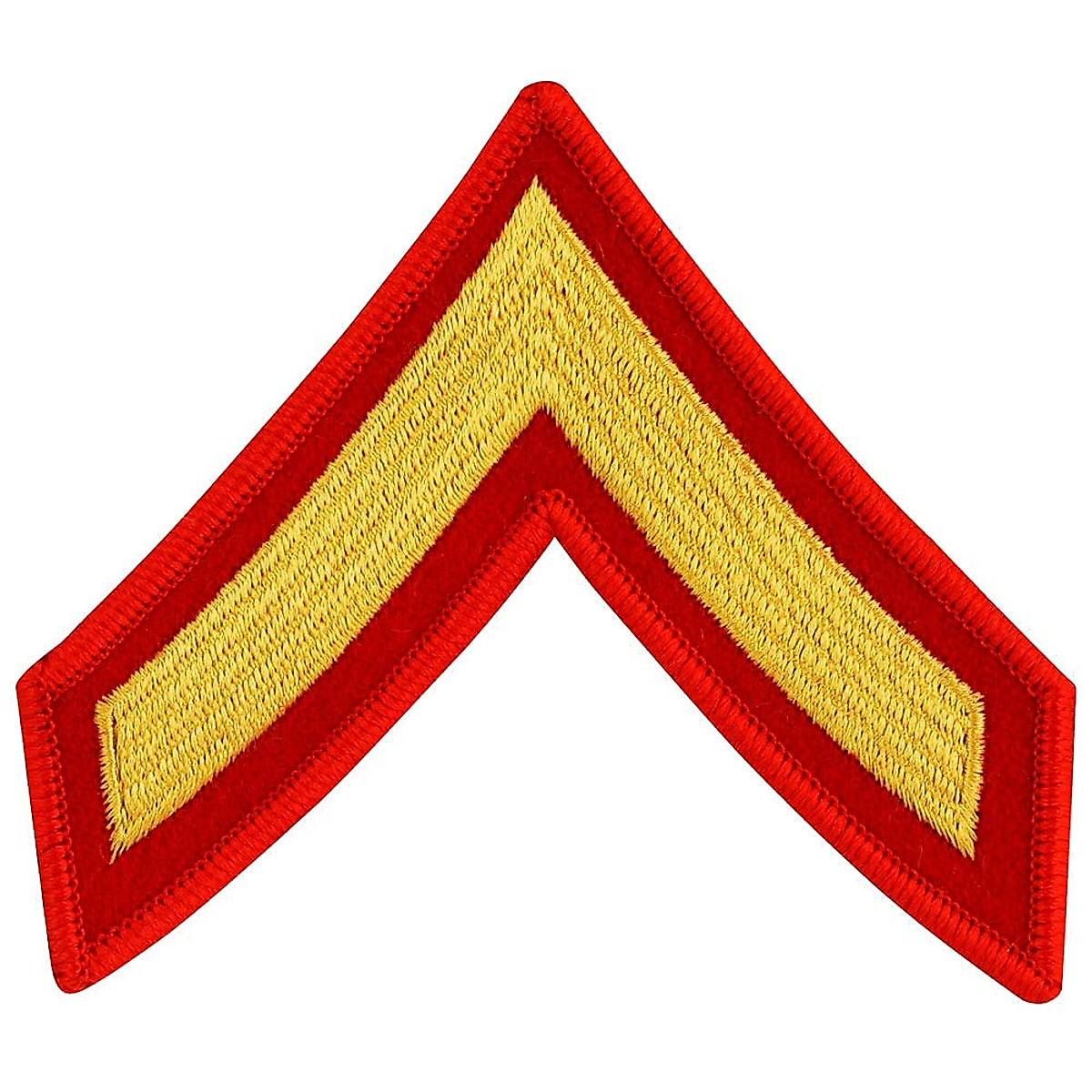 United States Marine Corps USMC Chevron Gold PFC Private 1st Class Male