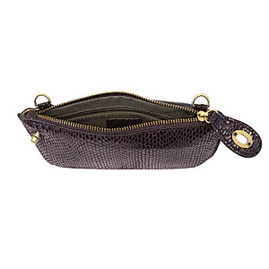 Joy Susan Womens Crossbody Wristlet: Python Clutch