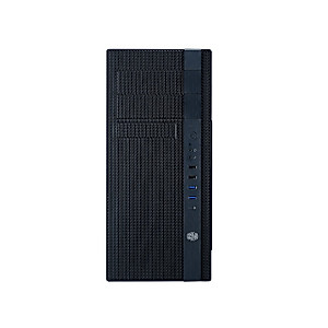 Cooler Master N400 - Mid Tower Computer Case with ATX Motherboard Support, Multiple 240mm Radiator Support, and Ventilated Front Panel