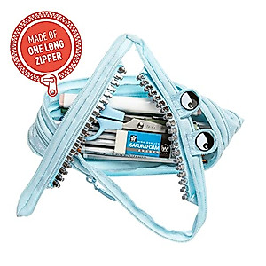 ZIPIT Kids' Pencil Case, Light Blue, Pencil Case