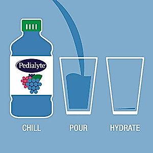 Pedialyte Advancedcare Electrolyte Solution With Preactiv Prebiotics, Hydration Drink, Blue Raspberry, 1 Liter
