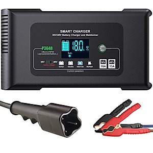 Dght Golf Cart Charger, 36V 18 Amp /48V13 Amp Lead-Acid Lithium Lifepo4 Battery Charger, Yamaha Golf Cart Charger