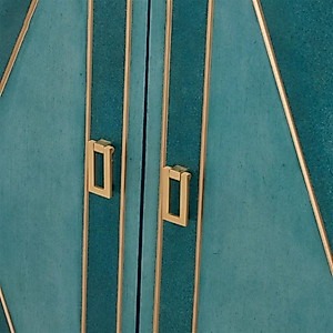 HARAY Shoe Rack Storage Cabinet with 2 Doors, Accent Wooden Sideboard Decorative Cabinet with 4-Tier Shelves, for Living Room, Bedroom, Hallway, Entryway Shoe Storage Organizer