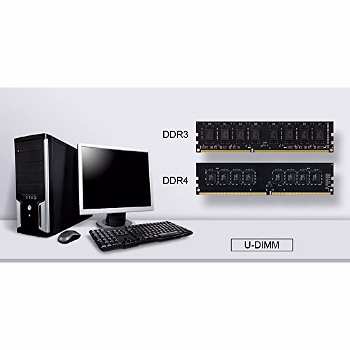 TEAMGROUP Elite DDR4 64GB Kit (2 x 32GB) 3200MHz (PC4-25600) CL22 Unbuffered Non-ECC 1.2V UDIMM 288 Pin PC Computer Desktop Memory Module Ram Upgrade - TED464G3200C22DC01