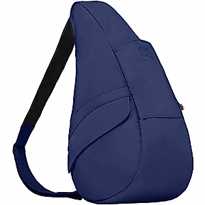 AmeriBag Medium Classic Microfiber Healthy Back Bag, Navy