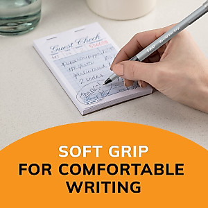 BIC Round Stic Grip Xtra Comfort Blue Ballpoint Pens, Medium Point (1.2mm), 36-Count Pack, Excellent Writing Pens With Soft Grip for Superb Comfort and Control