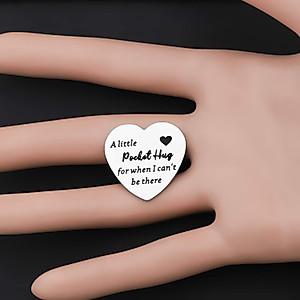 Lywjyb Birdgot Pocket Hug Token Gift Long Distance Relationship Gift for Girlfriend Boyfriend Isolation Gift (Pocket Hug)