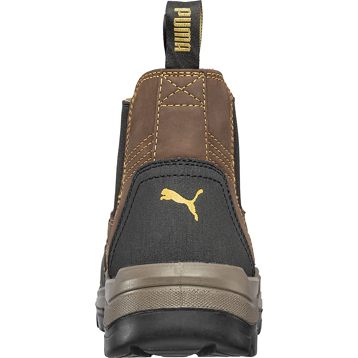 PUMA Men's Tanami Brown Mid Industrial Shoe, 9.5