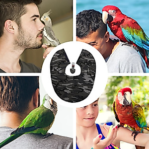 balacoo Pet Shoulder Pad Diaper Shawl: Bird Clothing Protector Parrot Diapers Practical Shoulder Protector Diaper Shawl Shoulder Pad Parakeets Cockatiels Conures