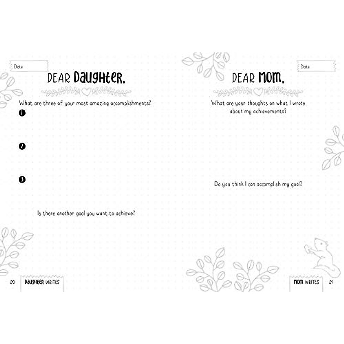 Love, Mom and Me: Simple Ways to Stay Connected: A Guided Mother and Daughter Journal