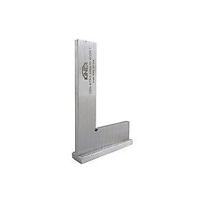 Kinex 4034-12-010 4 Inches Tall x 2.75 Inches Wide Try Machinist Square with Base DIN 875/1 Square to w/in 0.0005 Inches