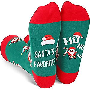 HAPPYPOP Funny Christmas Socks For Men Boys Holiday Socks Gingerbread Socks Gingerbread Gifts Stocking Stuffers For Teen Boys Secret Santa Gifts Christmas Gifts