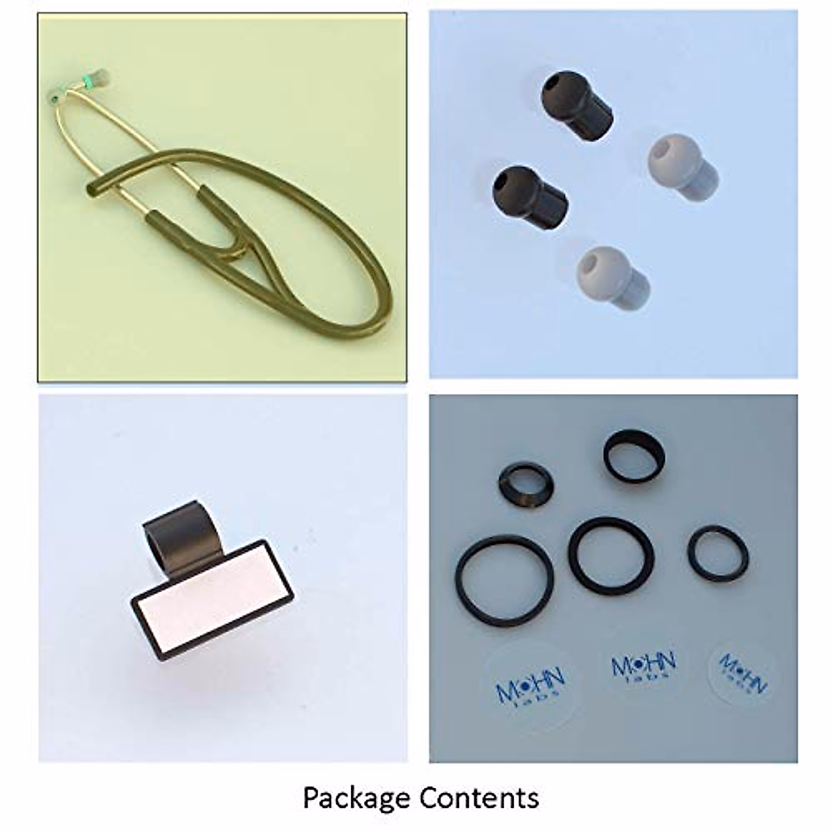 Compatible Replacement Tube by CardioTubes fits Littmann(r) MasterCardiologyI(r) and Littmann(r) Cardiology III(r) Stethoscopes - 7mm Binaurals BLACK TUBING