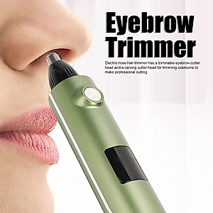 Yosoo Electric Hair Trimmer, 3 in 1 Rechargeable for Men and Women Painless Eyebrow Trimmer USB Hair Trimmer Nose Hair Trimmer Electric Eyebrow Trimmer