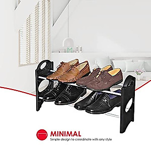 Sunbeam Home Basics 2-Tier Shoe Rack