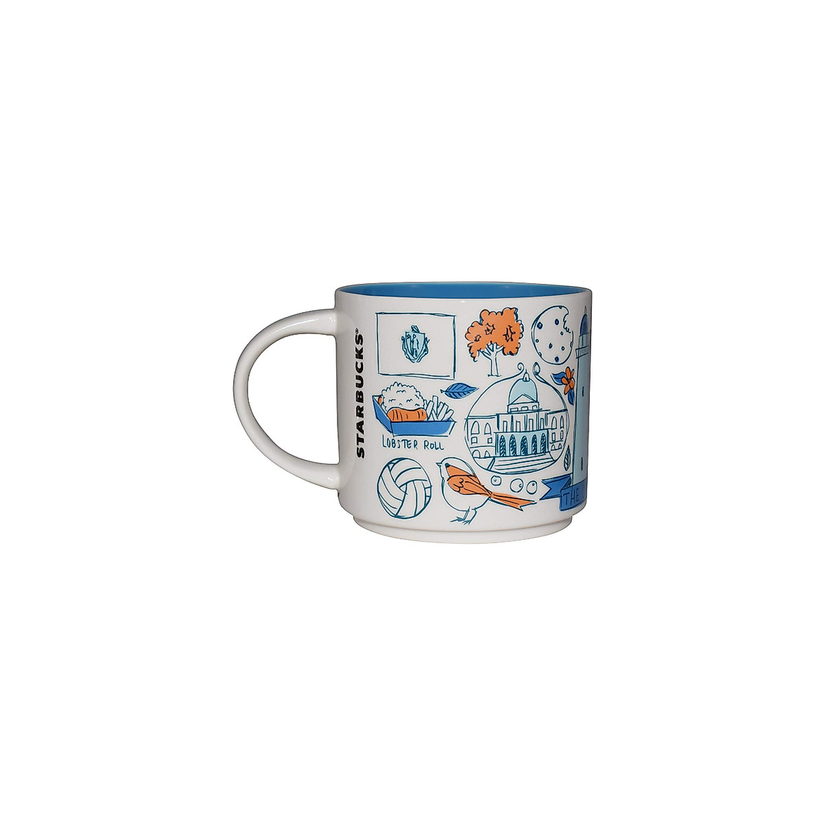 Starbucks Been There Series Massachusetts Ceramic Mug, 14 Oz