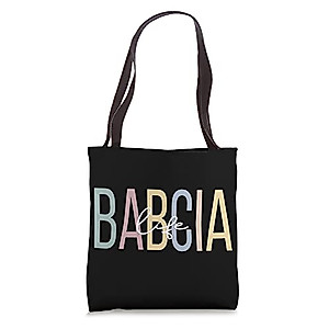 Babcia Life Babcia Grandma Boho Babcia Grandmother Tote Bag