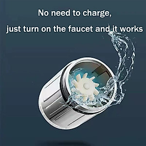 3-Color Temperature Sensitive Gradient LED Water Faucet Light Water Stream Color Changing Faucet Tap Sink Faucet For Kitchen and Bathroom