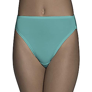 Fruit of the Loom womens Microfiber Panties (Regular & Plus Size) Underwear, Hi Cut - 12 Pack Assorted, 8 US