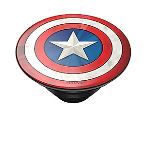 ​​​​PopSockets Phone Grip with Expanding Kickstand, PopSockets for Phone - Captain American Icon