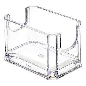 Dicunoy Set of 8 Sugar Packet Holder, Acrylic Clear Sugar Caddy for Coffee Bar, Classic Sugar Bag Sweetener Packets Storage Container for Tea Bag Organizer, Table, Restaurant, Hotel