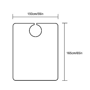 BARBER PRO Barber Cape, Hair Cutting Cape with Snap Closure, Professional Salon Polyester Cape, Barber Hairdressing Cape - Waterproof Adjustable Snap for Hairstylists, 50 x 60 inches (Gold)