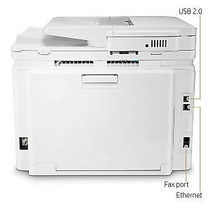 HP Laserjet Pro M281cdw All in One Wireless Color Printer, Scan, Copy and Fax with Ease with Bonus of 30 Sheets ofHP Brochure Paper (T6B83A) - Premier Edition (Renewed)