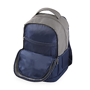 Nautica Backpack, Grey/Navy, 18"