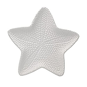 Fitz and Floyd Fitz & Floyd Coastal Home Starfish Platter, 14.5 Inch, White