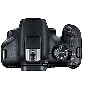 Canon EOS 2000D (Rebel T7) DSLR Camera w/EF-S 18-55mm F/3.5-5.6 Zoom Lens + 64GB Memory + Case+ Steady Grip Pod + Filters + Remote + 2X Batteries + More (30pc Bundle)