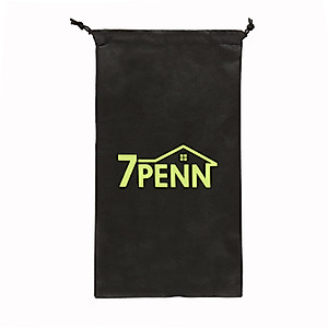 7Penn Spiral Ground Anchors - 10 Inch Red Tent Stakes Heavy Duty Ground Screw Anchor Twist Stakes, 4 Pack