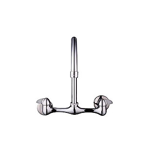 Glacier Bay 2-Handle Wall Mount High-Arc Kitchen Faucet in Chrome-67735-0001