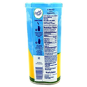 Crystal Light Iced Tea Decaffeinated Lemon Natural Flavor, 12-Quart 1.5-Ounce Canister (Pack of 3)