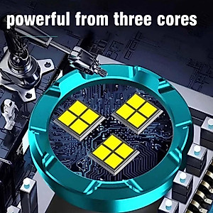 Florest4sale Flashlight,Spacebuddy Three-Eyed Monster Mini Flash Super Power Flashlight,Spacebuddy2024 Three Eyed Monster Mini Flashlight,German 3 Eyed Monster Flashlight,with Magnetic Base