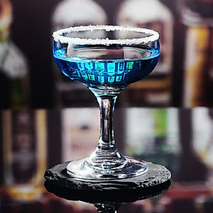 Valeways Shot Glasses, 4oz Cocktail Glasses Set of 6/True Coupe Glasses/Martini Glasses/Margarita Glasses/Daiquiri Glasses