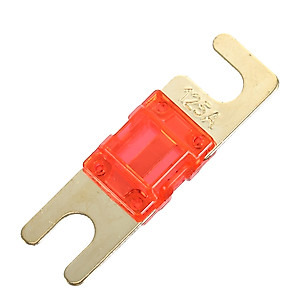X AUTOHAUX 10pcs 125A AFS Mini ANL Fuse Replacement Electrical Protection for Car Truck Motorcycle Boat Audio CDs