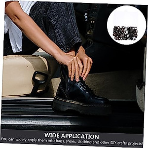 Ciieeo 1 Box Air Eye Button Set Bag Handmaking Accessories Metal Eyelets DIY Craft Washer Snap on Buttons Brass Fasteners Watch Strap Tool Eyelets Grommets Set Eyelets Button Set Copper