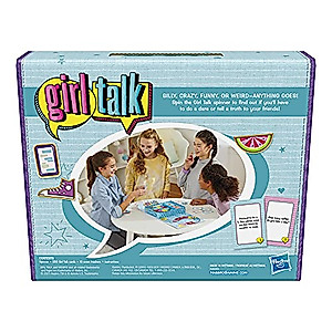 Hasbro Gaming Girl Talk Truth or Dare Board Game for Teens and Tweens, Inspired by The Original 1980s Edition, Ages 10 and Up, for 2-10 Players