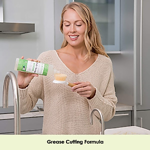 Dish Soap by Sky Organics (16 fl oz x 2 Pack) USDA Bio-Based Unscented Plant-Based Liquid Grease Cutting Soap, Cruelty-Free, Biodegradable Formula