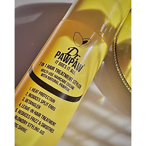 Dr. PawPaw It Does It All 7 In 1 Hair Treatment Styler - Cruelty-Free Heat Protection Spray for Hair - Ideal Heat Spray Protection for Hair - 5 oz