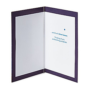 American Greetings Sympathy Card (New Star, Shine Forever)