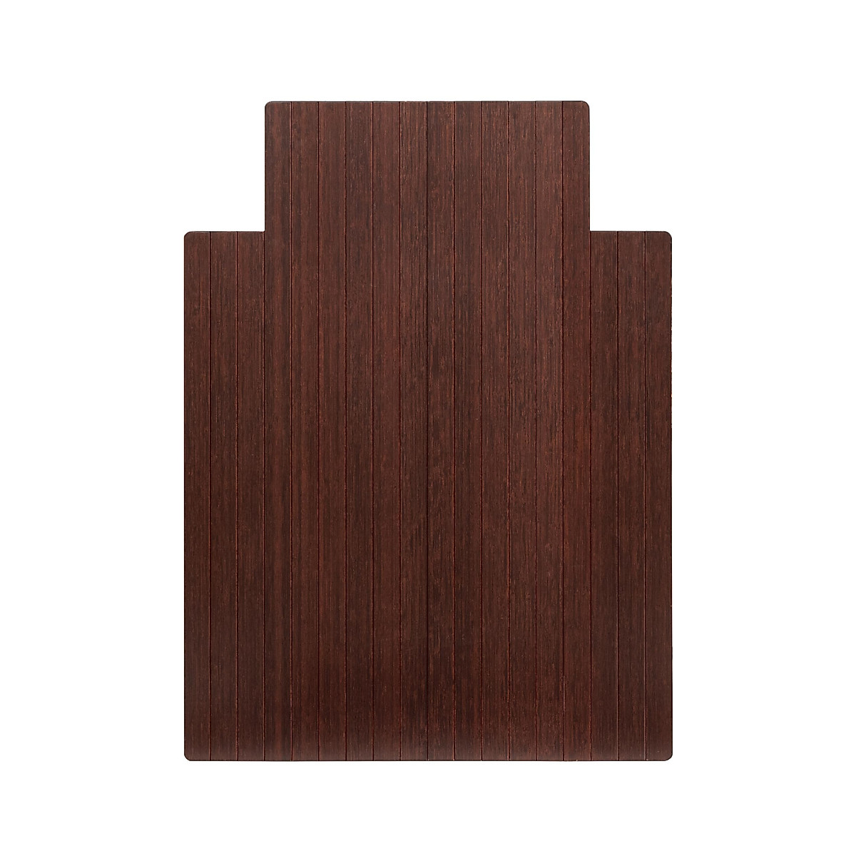 Anji Mountain Standard Bamboo Roll-Up Chairmat, 36 x 48-Inch, 8mm Thick, Dark Cherry