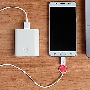 Sosoport 6pcs Data Cable Protective Sleeve Dessert Shaped Protector Charger Protector Phone Charging Line Cover Adorable Protection Sleeve Lovely Data Cable Sleeve Data Lines Plug Protector